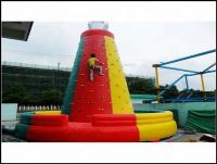 China Custom Inflatable Rock Climbing Wall 6-15m High PVC Tarpaulin CE Certified for sale