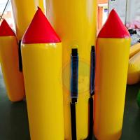 China Inflatable Rocket Model Outdoor Sports Game for Team Building Competition Commercial Playground 3m for sale