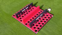 China Customized Inflatable Obstacle Course Hot Barrier Land Games 2-14 Years PVC Bounce Castle for sale
