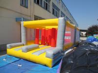 China Inflatable Aqua Challenge Course 17x4x5m UV Resistant PVC for Theme Parks Summer Camps for sale