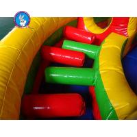 China Colorful Inflatable Obstacle Course Bouncer 32ft L x 19.6ft W for Kids Adults for sale