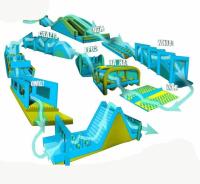 China Customized Inflatable Obstacle Course 5km Race Track PVC Material for Outdoor Games for sale