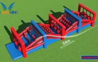 China Customized Inflatable Obstacle Course 5km Race Track PVC Material for Outdoor Games for sale