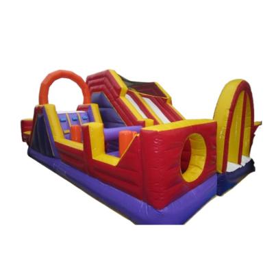 China PVC Inflatable Obstacle Course Bounce House 3m x 5m Outdoor Party Rental Games for Kids for sale