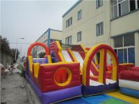 China PVC Inflatable Obstacle Course Bounce House 3m x 5m Outdoor Party Rental Games for Kids for sale
