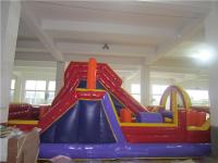 China PVC Inflatable Obstacle Course Bounce House 3m x 5m Outdoor Party Rental Games for Kids for sale