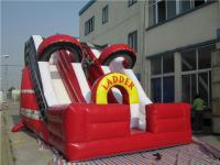 China PVC Inflatable Obstacle Course Bounce House 3m x 5m Outdoor Party Rental Games for Kids for sale
