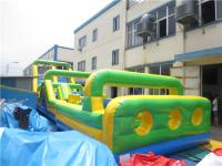 China Commercial Inflatable Obstacle Course Bouncer 5m Outdoor Sports Playground with Blower for sale