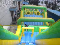 China Commercial Inflatable Obstacle Course Bouncer 5m Outdoor Sports Playground with Blower for sale