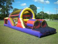 China Commercial PVC Inflatable Obstacle Course Bounce House 10x4x4 ft for Party Rental for sale