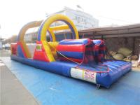 China Commercial PVC Inflatable Obstacle Course Bounce House 10x4x4 ft for Party Rental for sale