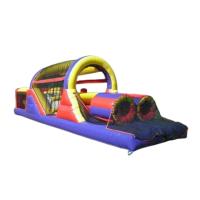China Commercial PVC Inflatable Obstacle Course Bounce House 10x4x4 ft for Party Rental for sale