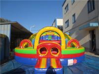 China Durable PVC Inflatable Obstacle Course Bounce House 32x19.6x16.4 ft for Party Rental for sale