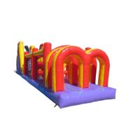 China Commercial PVC Inflatable Obstacle Course Bounce House for Party Rental with Blower 3 Year Warranty for sale