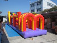 China Commercial PVC Inflatable Obstacle Course Bounce House for Party Rental with Blower 3 Year Warranty for sale