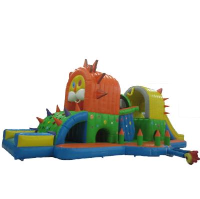 China Customized PVC Inflatable Bounce House 24x26ft Kids Outdoor Obstacle Course with CE Blower for sale