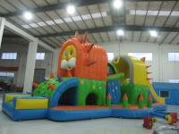 China Customized PVC Inflatable Bounce House 24x26ft Kids Outdoor Obstacle Course with CE Blower for sale