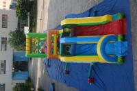 China Custom Inflatable Bouncy House Kids Obstacle Course Jumping Castle PVC 2 Year Warranty for sale