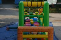 China Custom Inflatable Bouncy House Kids Obstacle Course Jumping Castle PVC 2 Year Warranty for sale