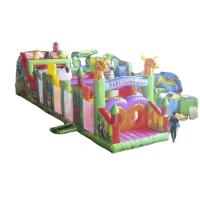 China Factory Supply Inflatable Obstacle Course 14x4x5m for Adults and Kids Customizable for sale