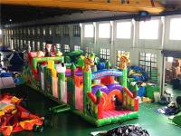 China Factory Supply Inflatable Obstacle Course 14x4x5m for Adults and Kids Customizable for sale