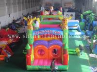 China Factory Supply Inflatable Obstacle Course 14x4x5m for Adults and Kids Customizable for sale