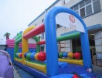 China Inflatable Wrecking Ball Game for Kids and Adults Outdoor Sport 0.45mm PVC for sale
