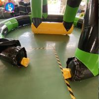 China Custom Inflatable Bumper Car Track 6m Circular Race Arena Portable PVC Event Course for Commercial Games for sale
