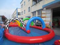 China Custom Inflatable Bumper Car Track Portable Game Arena 3m Height PVC for Carnival Events Rental Business for sale