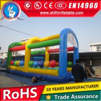 China Custom Inflatable Sports Game 10x4m Durable PVC Outdoor Fun Park for Team Building for sale