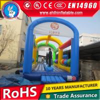 China Custom Inflatable Sports Game 10x4m Durable PVC Outdoor Fun Park for Team Building for sale