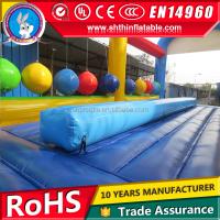 China Custom Inflatable Sports Game 10x4m Durable PVC Outdoor Fun Park for Team Building for sale