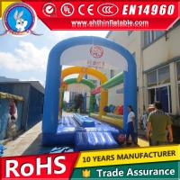 China Custom Inflatable Sports Game 10x4m Durable PVC Outdoor Fun Park for Team Building for sale