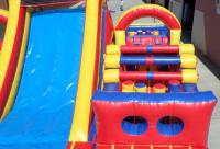 China Custom Inflatable Obstacle Course 30m x 4m Heavy Duty PVC Commercial Outdoor Challenge Racing for sale