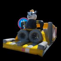 China Custom Giant Inflatable Obstacle Course 30m x 4m Commercial Bounce House Playground for sale