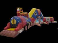 China Custom Giant Inflatable Obstacle Course 30m x 4m Commercial Bounce House Playground for sale