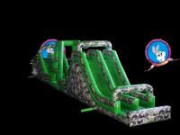 China Custom Giant Inflatable Obstacle Course 30m x 4m Commercial Bounce House Playground for sale