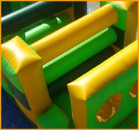 China Customized 30m Inflatable Obstacle Course Commercial Playground Challenge Game with EN14960 for sale