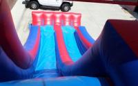 China Custom Heavy Duty PVC Inflatable Obstacle Course 30m x 4m Outdoor Racing Challenge Games for sale