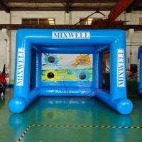 China Custom Inflatable Soccer Goal 3m Portable Football Training Gate with Logo Printing for Outdoor Sports Events for sale