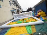 China Outdoor Commercial Inflatable Sports Field Inflatable Volleyball Court Football Field 5-10 Person PVC for sale