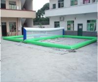 China Outdoor Commercial Inflatable Sports Field Inflatable Volleyball Court Football Field 5-10 Person PVC for sale