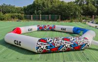 China Custom Inflatable Soccer Field Portable Football Arena 10x5m Enclosed Boundary Goal Sections Logo Printing School Club Event for sale