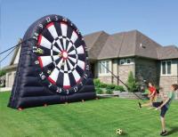 China Custom Inflatable Dart Board Giant Target Game with Sticky Balls for Outdoor Party Carnival School Rental for sale