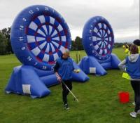 China Custom Inflatable Dart Board Giant Target Game with Sticky Balls for Outdoor Party Carnival School Rental for sale