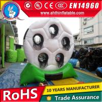 China Customizable Inflatable Football Goal for Training Team Building Games 2m Size for sale