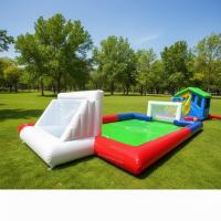 China Inflatable Water Football Pitch 15x7.5x2.5m PVC Outdoor Commercial Use 3 Year Warranty for sale