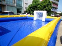 China Inflatable Water Football Pitch 15x7.5x2.5m PVC Outdoor Commercial Use 3 Year Warranty for sale