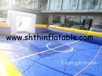China Inflatable Water Football Pitch 15x7.5x2.5m PVC Outdoor Commercial Use 3 Year Warranty for sale