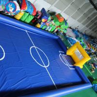 China Inflatable Football Field PVC Custom Size Water Soccer Court for Sport Games for sale